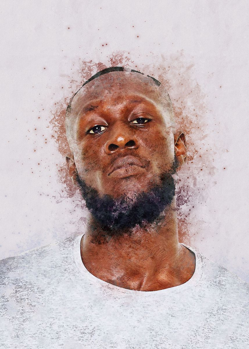 'Stormzy rapper' Poster, picture, metal print, paint by NiceAndBetter ...