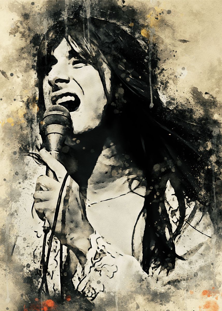 'Steve Perry' Poster, picture, metal print, paint by ru ke | Displate