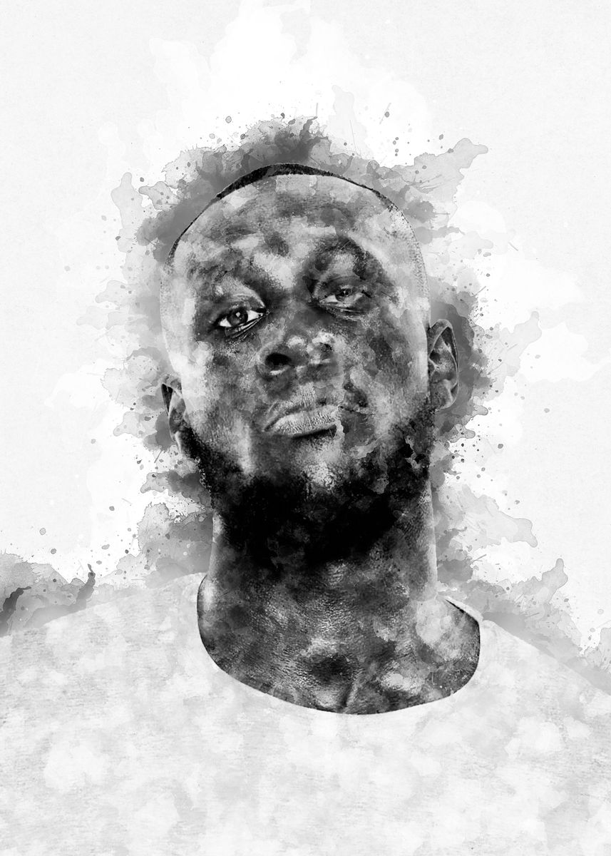 'Stormzy rapper' Poster, picture, metal print, paint by NiceAndBetter ...