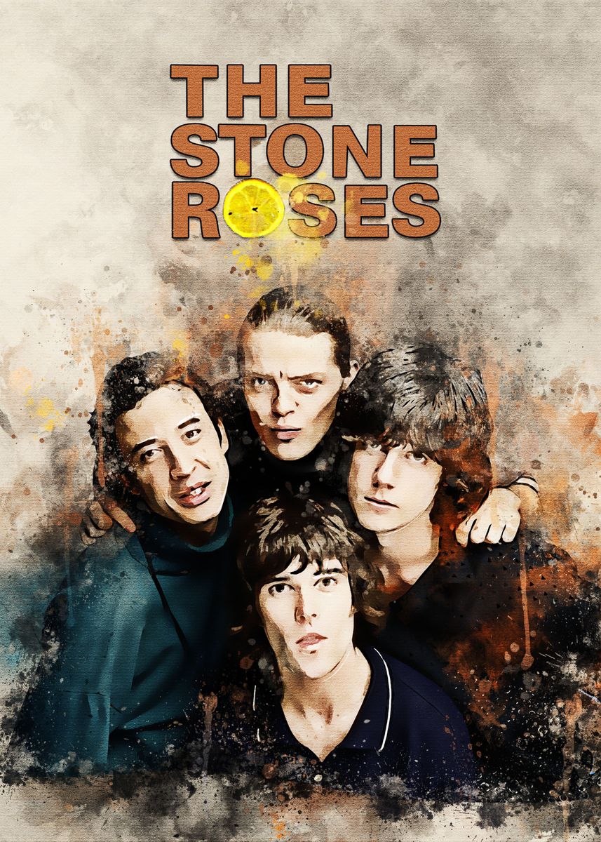 'The Stone Roses ' Poster, picture, metal print, paint by Muhammad ...