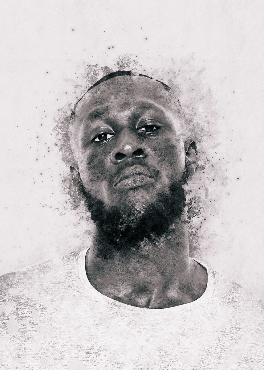 'Stormzy rapper' Poster, picture, metal print, paint by NiceAndBetter ...