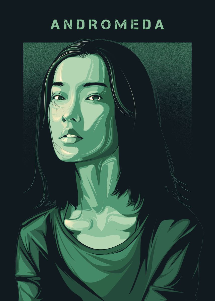 'ANDROMEDA' Poster, picture, metal print, paint by doúfu | Displate