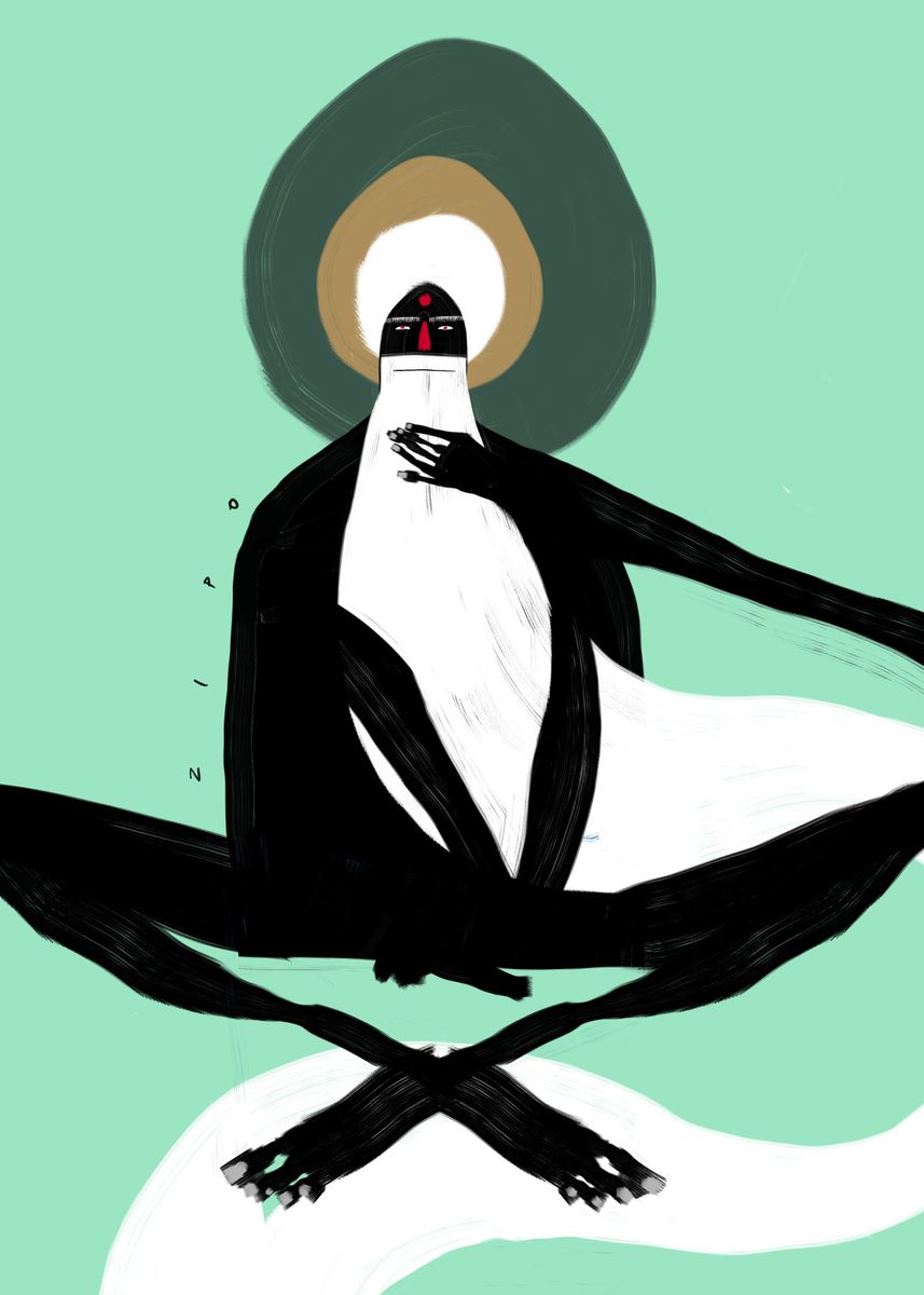 'The Holy Man' Poster by Zipo | Displate