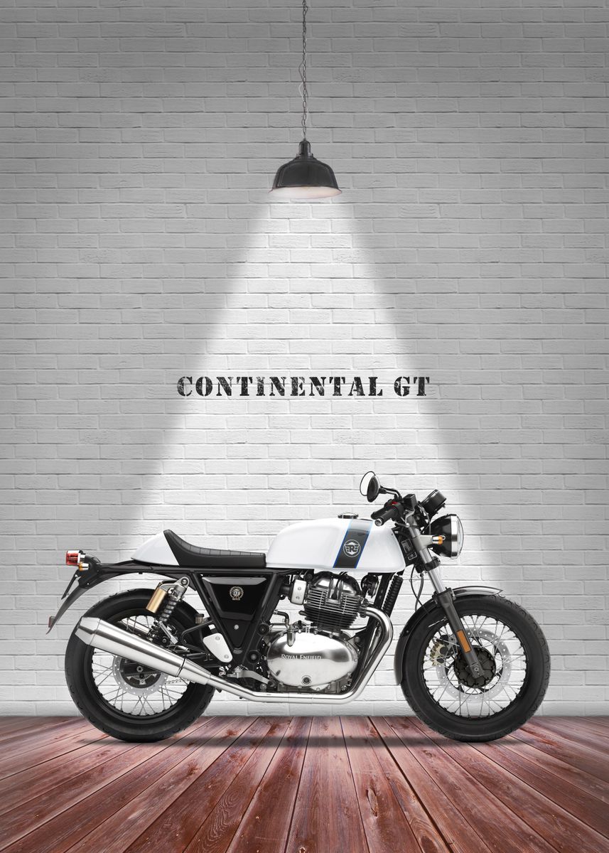 'Continental GT Motorcycle' Poster, picture, metal print, paint by ...