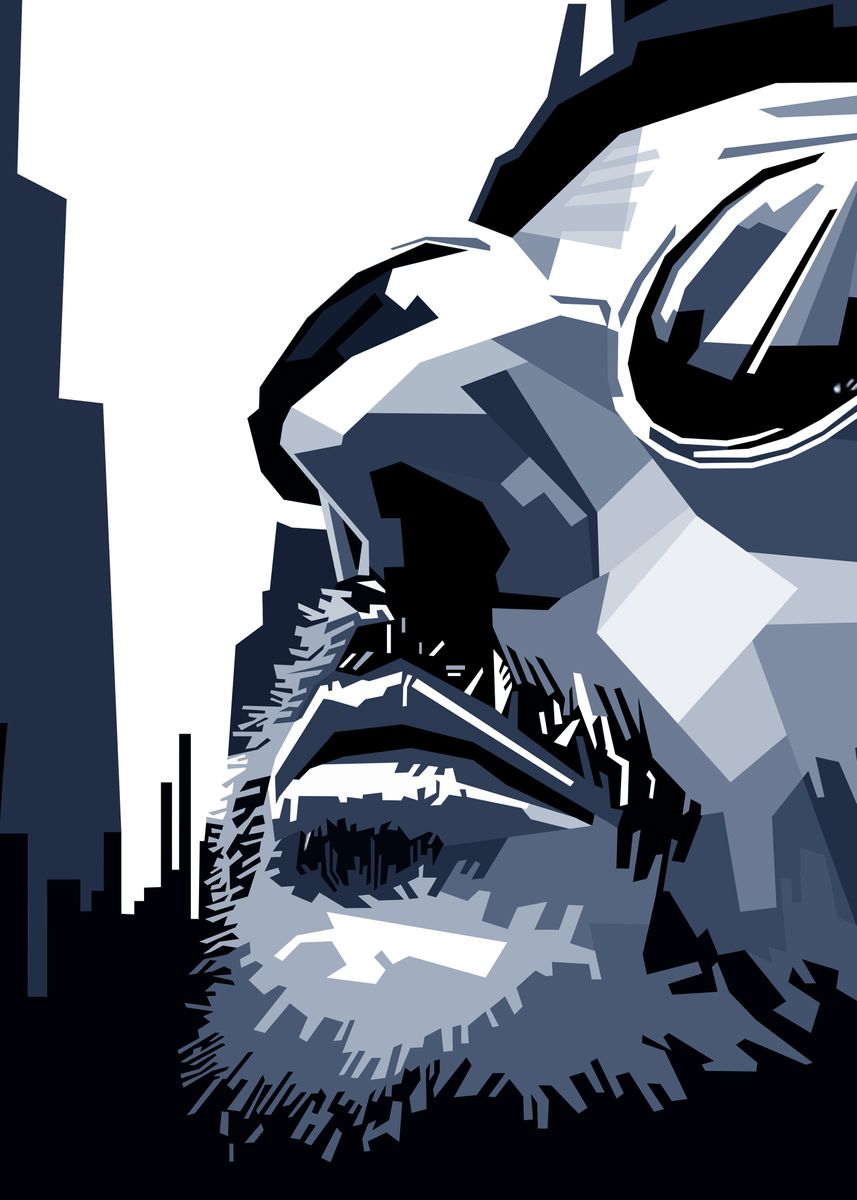 'Jean Reno' Poster by Bintang Studio | Displate