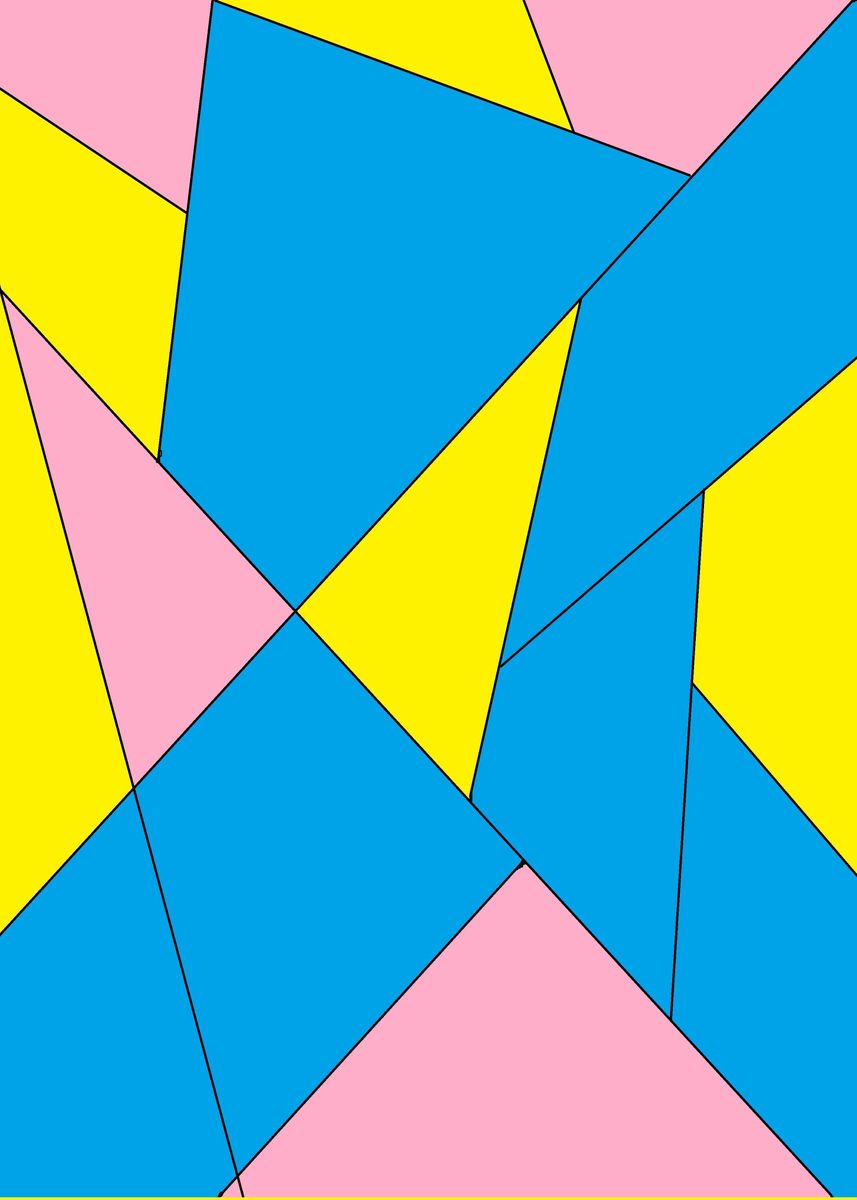 'Colour Abstract' Poster by Scott Oxford | Displate