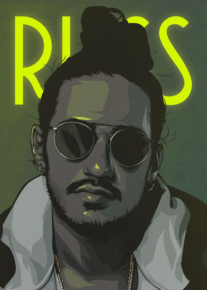 'Russ' Poster, picture, metal print, paint by Marrenz Antonio | Displate