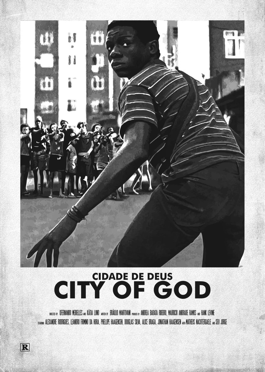 'city of god' Poster, picture, metal print, paint by Most Popular Cult ...