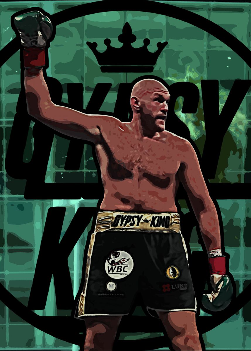 'Gypsy King' Poster, picture, metal print, paint by Dom Braider | Displate