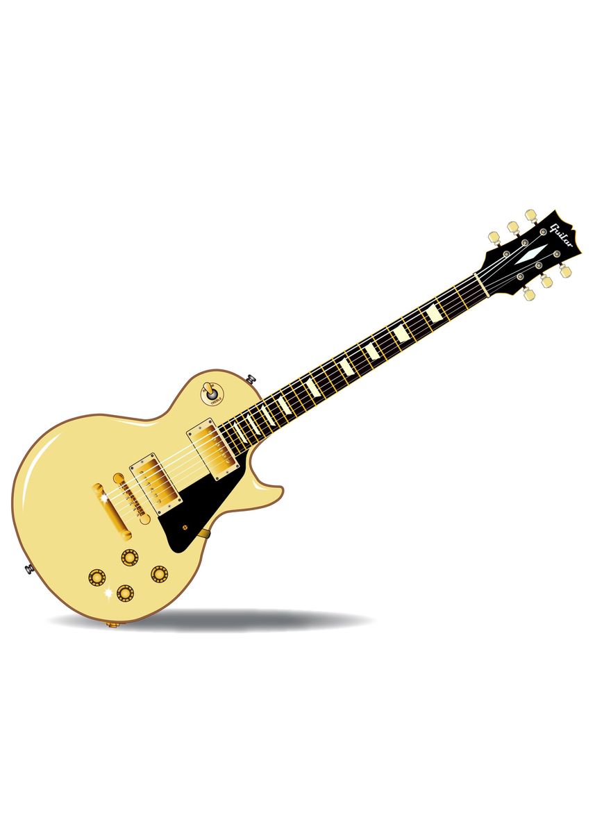 'LP Guitar' Poster by HomeStead Digital | Displate