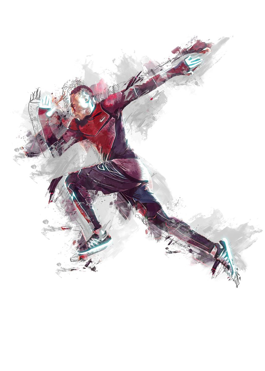 'splash sprint sport' Poster, picture, metal print, paint by Popart ...