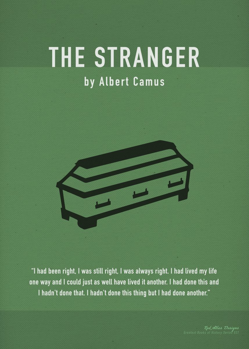 'The Stranger Greatest Book' Poster, picture, metal print, paint by ...