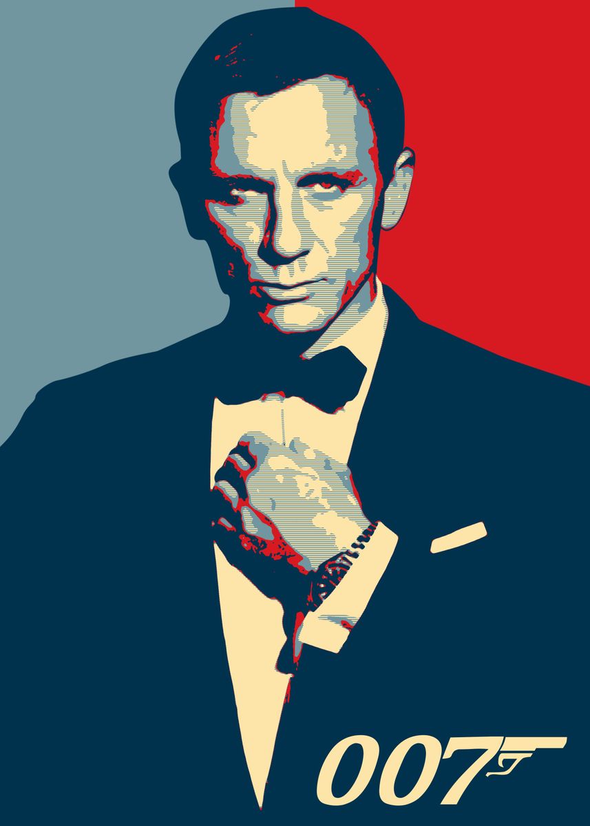 'James Bond 007' Poster, picture, metal print, paint by MK STUDIO ...
