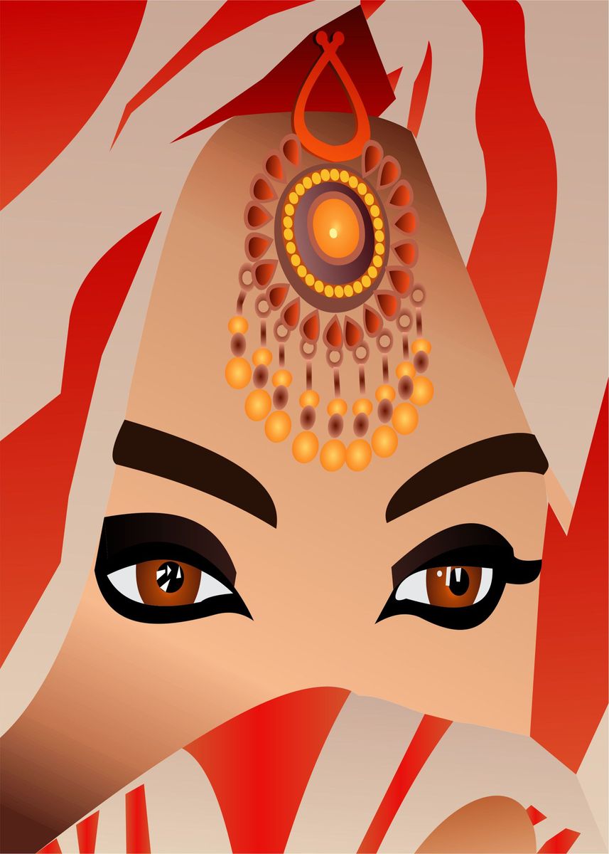 'Secret eyes' Poster, picture, metal print, paint by Ana Grujicic ...