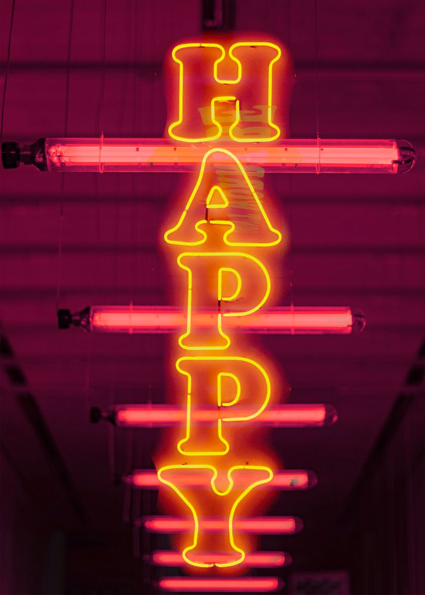 'Happy Sing ' Poster, picture, metal print, paint by Taffy | Displate