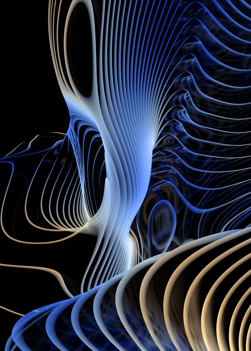 'Bridge of Light' Poster, picture, metal print, paint by jciv | Displate