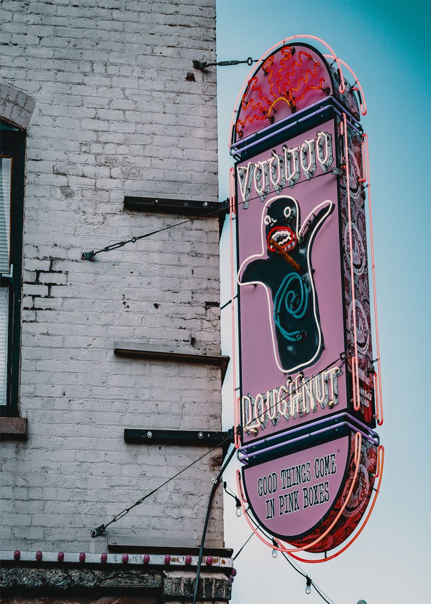 'VOODOO DOUGHNUT' Poster by DheYa Art | Displate