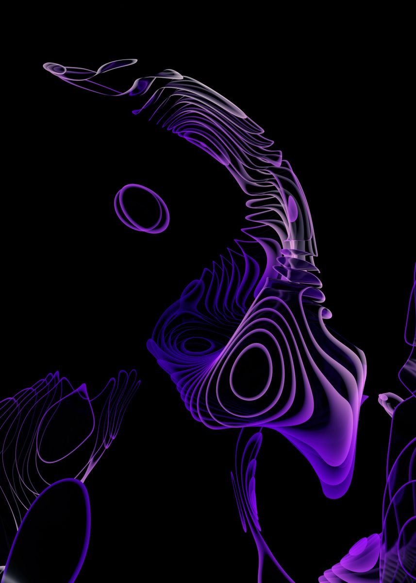'Purple Sea Creature' Poster by jciv | Displate