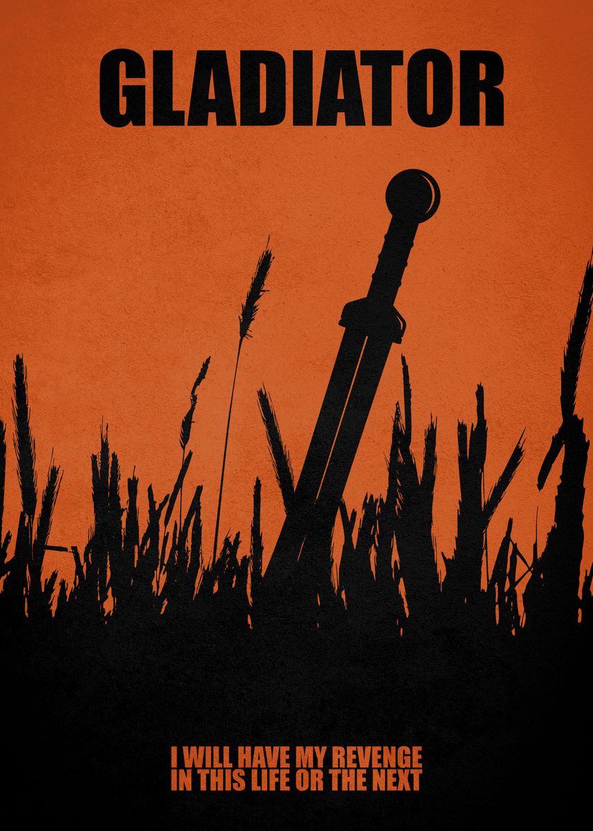 'Gladiator' Poster, picture, metal print, paint by Graphix | Displate