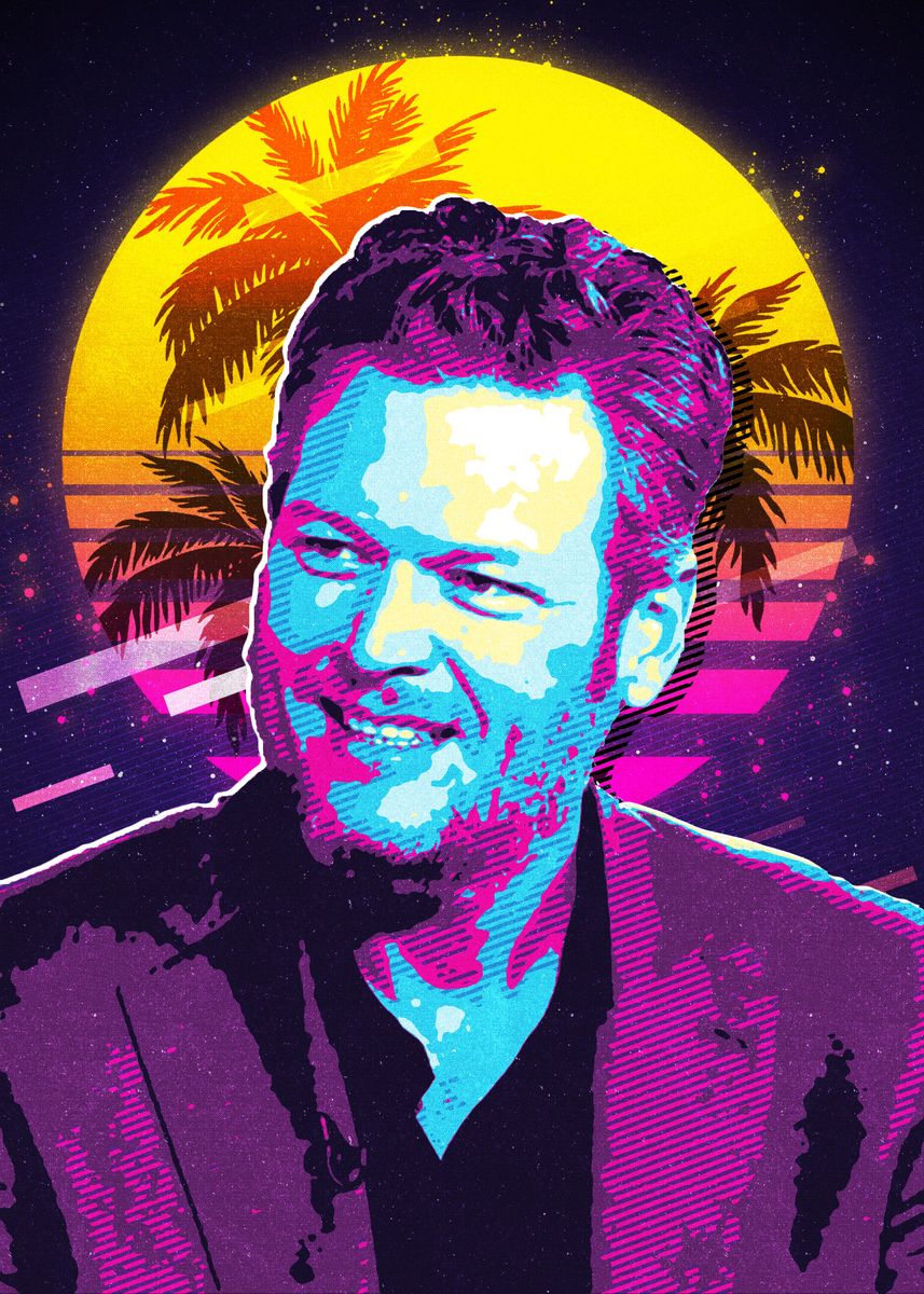 'Blake Tollison ' Poster, picture, metal print, paint by NiceAndBetter ...