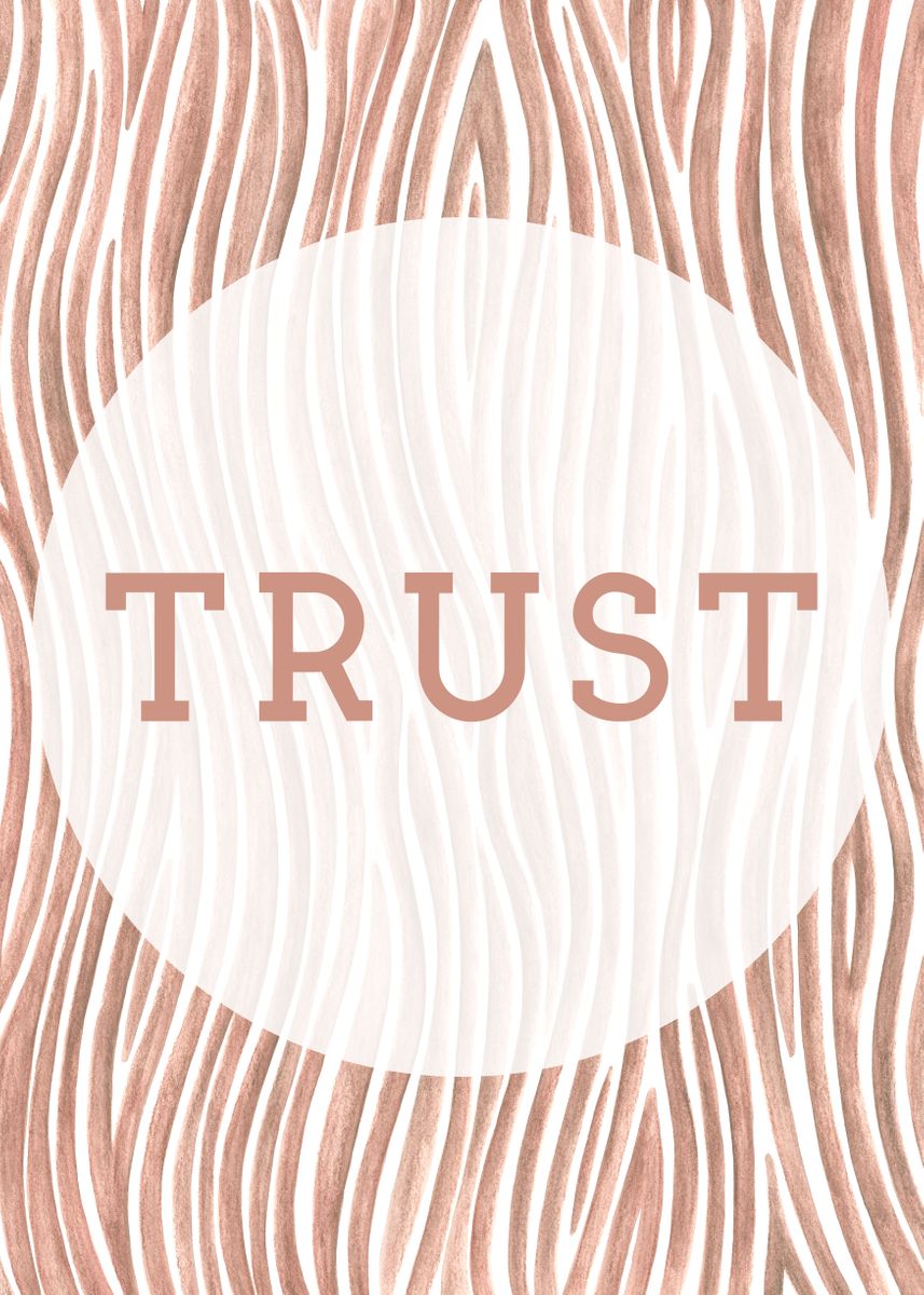 'Inspiration TRUST' Poster, picture, metal print, paint by Suzie of ...