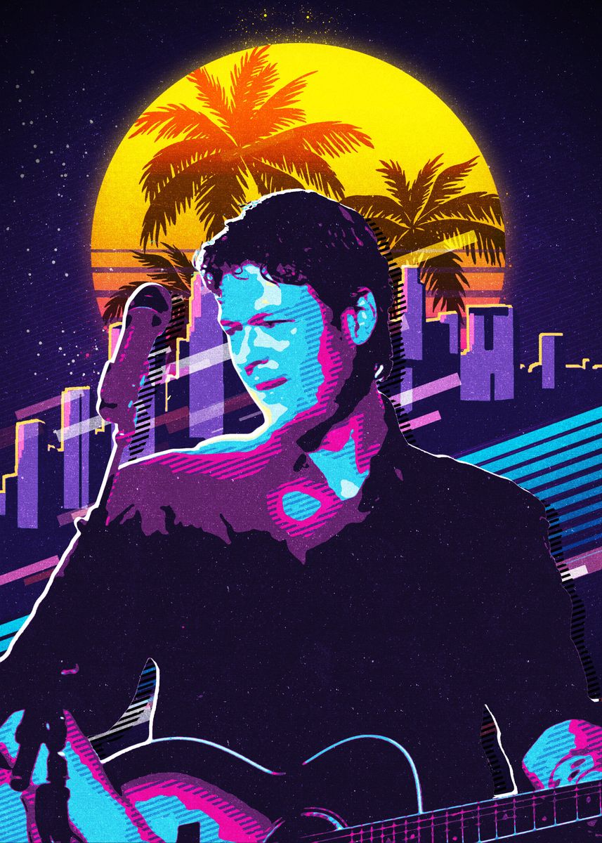 'Blake Tollison Shelton' Poster, picture, metal print, paint by ...