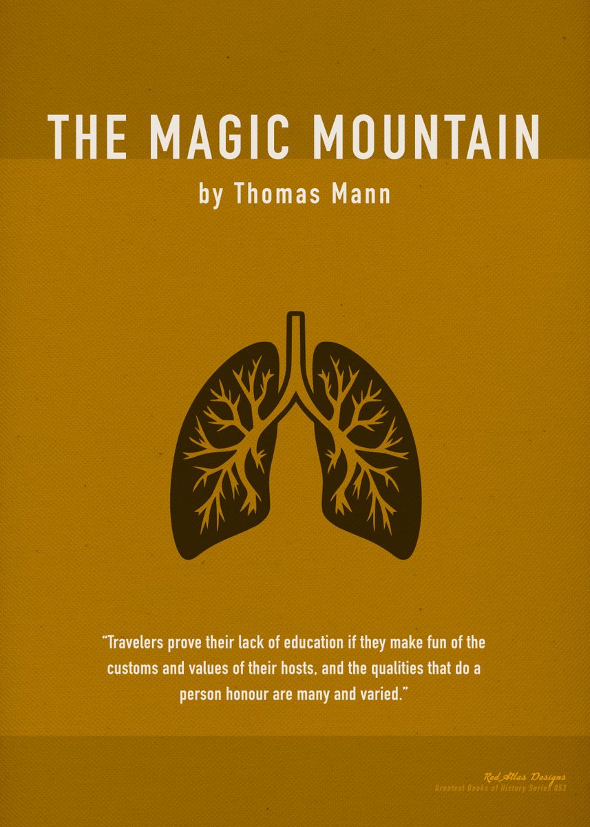 'The Magic Mountain Book' Poster, picture, metal print, paint by Design ...