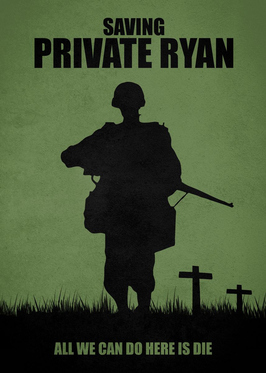 'Saving Private Ryan' Poster, picture, metal print, paint by Graphix ...