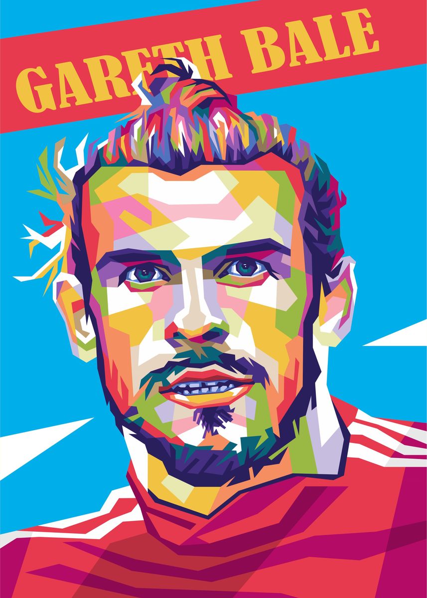 'Gareth Bale' Poster, picture, metal print, paint by Ayyasy Addien ...
