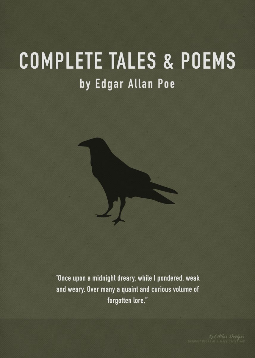 'Complete Edgar Allan Poe' Poster, picture, metal print, paint by ...