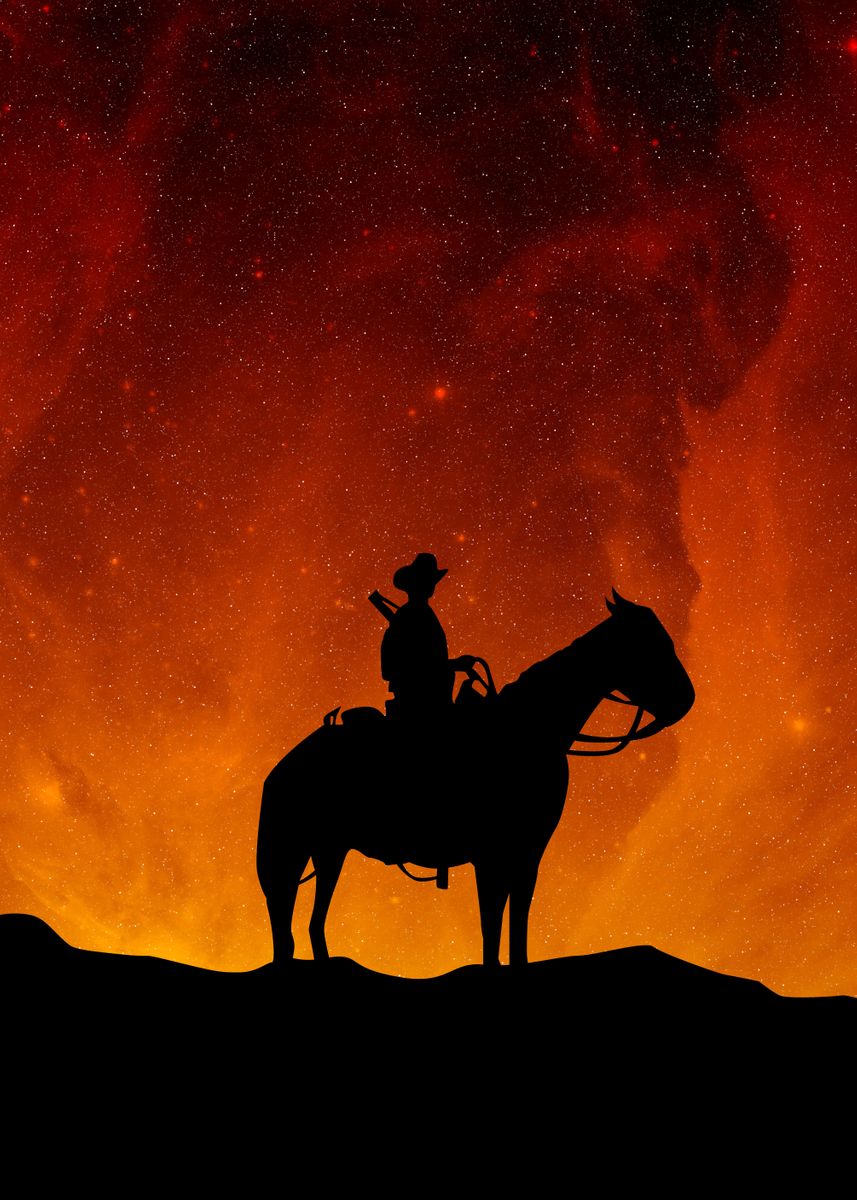 'John Marston game' Poster, picture, metal print, paint by Ray Diaz ...