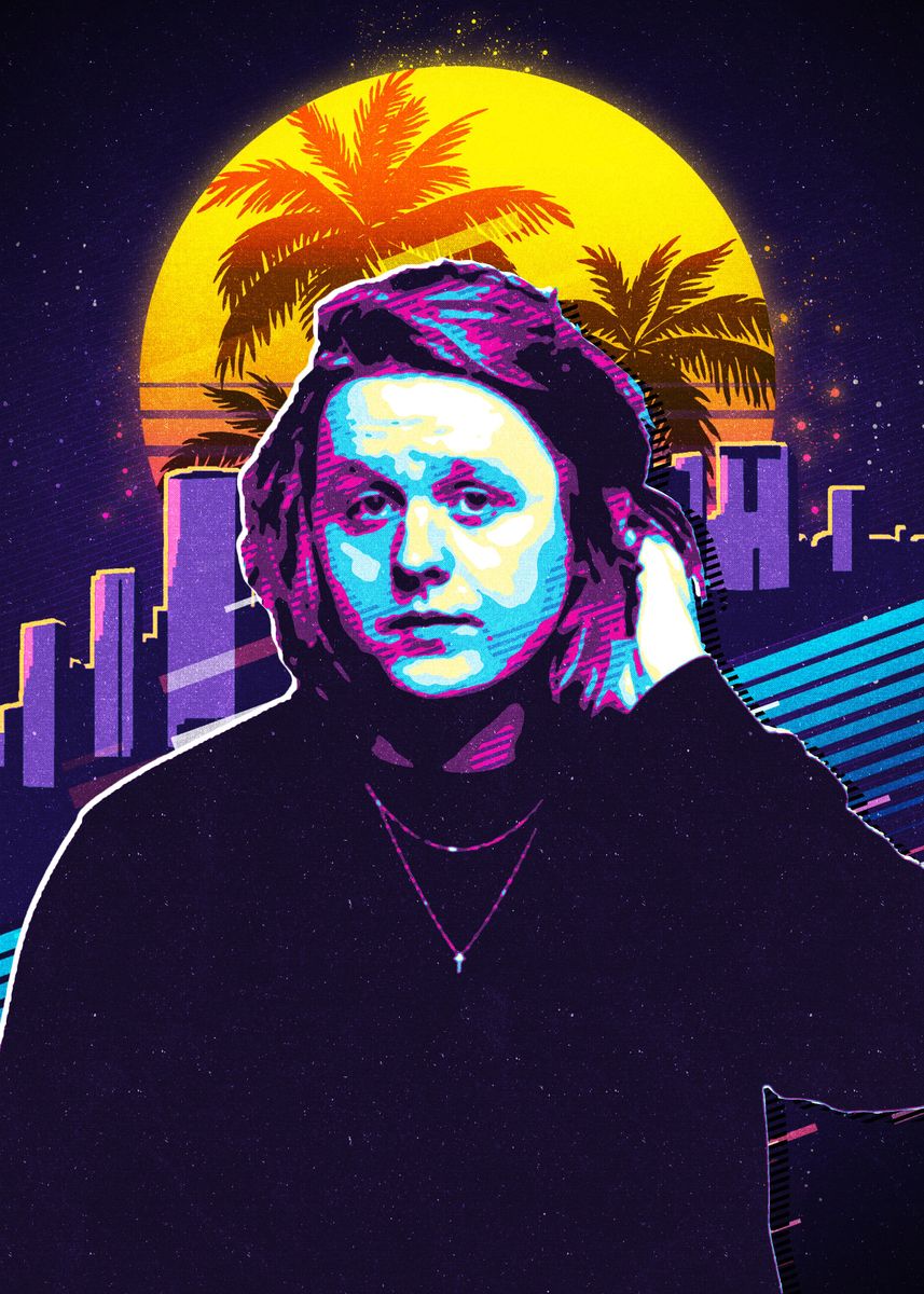 'Lewis Capaldi retro' Poster by NiceAndBetter studio | Displate