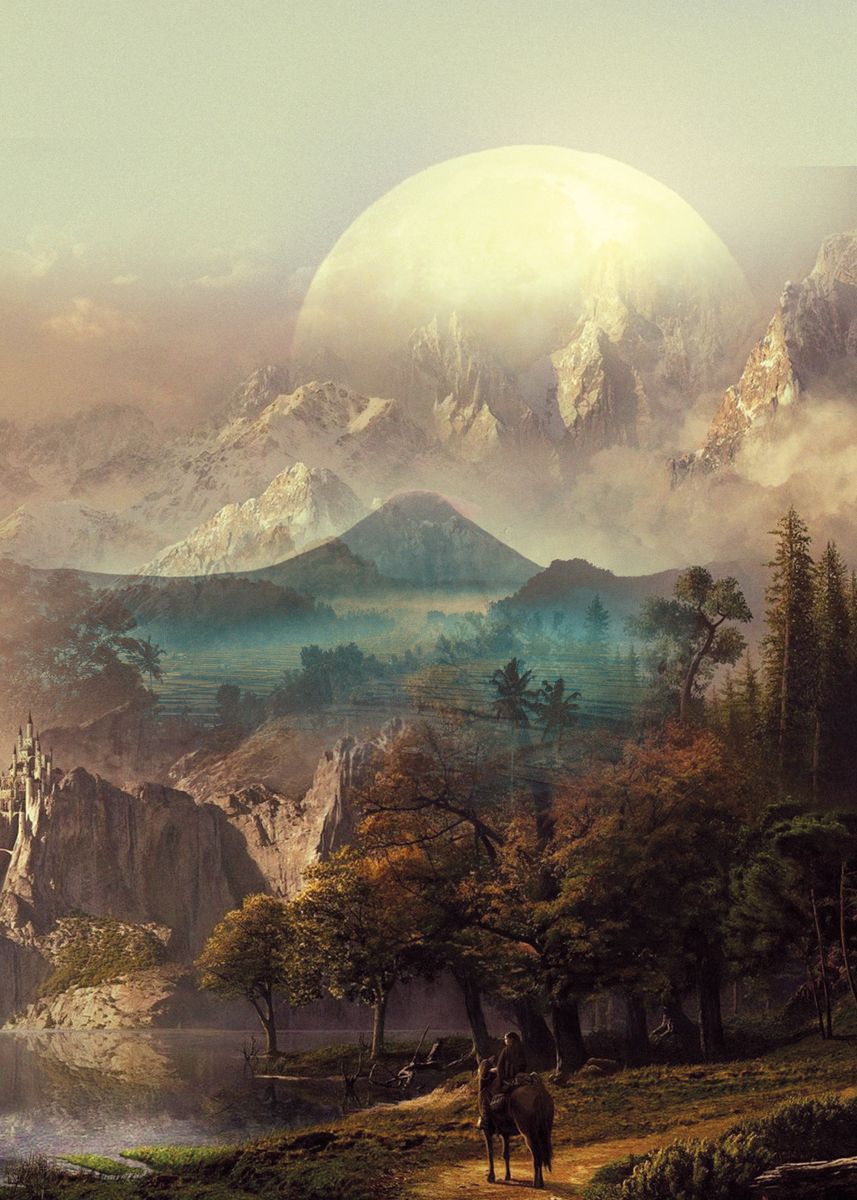 'The Forest Knight' Poster, picture, metal print, paint by SpecialArts ...