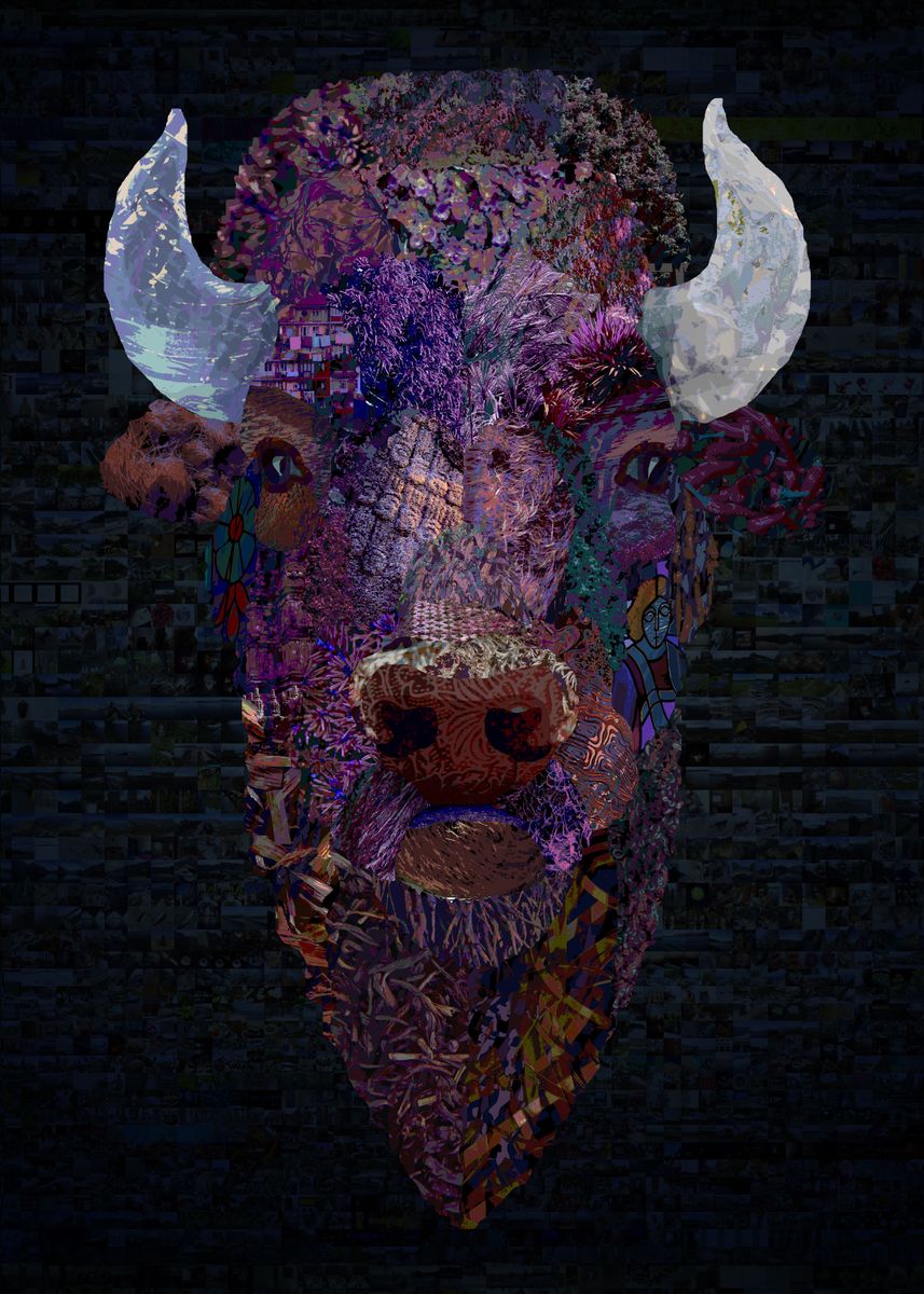 'Buffalo' Poster by Nick Whitehoune | Displate