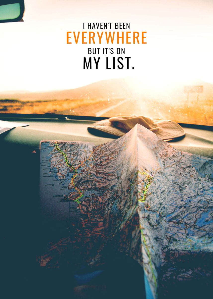 'Going Everywhere' Poster, picture, metal print, paint by Millionaire ...