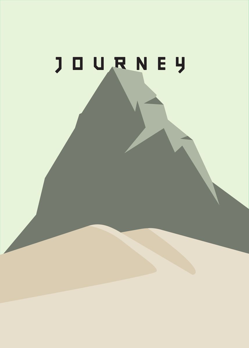'Journey' Poster, picture, metal print, paint by Jek Ramos | Displate