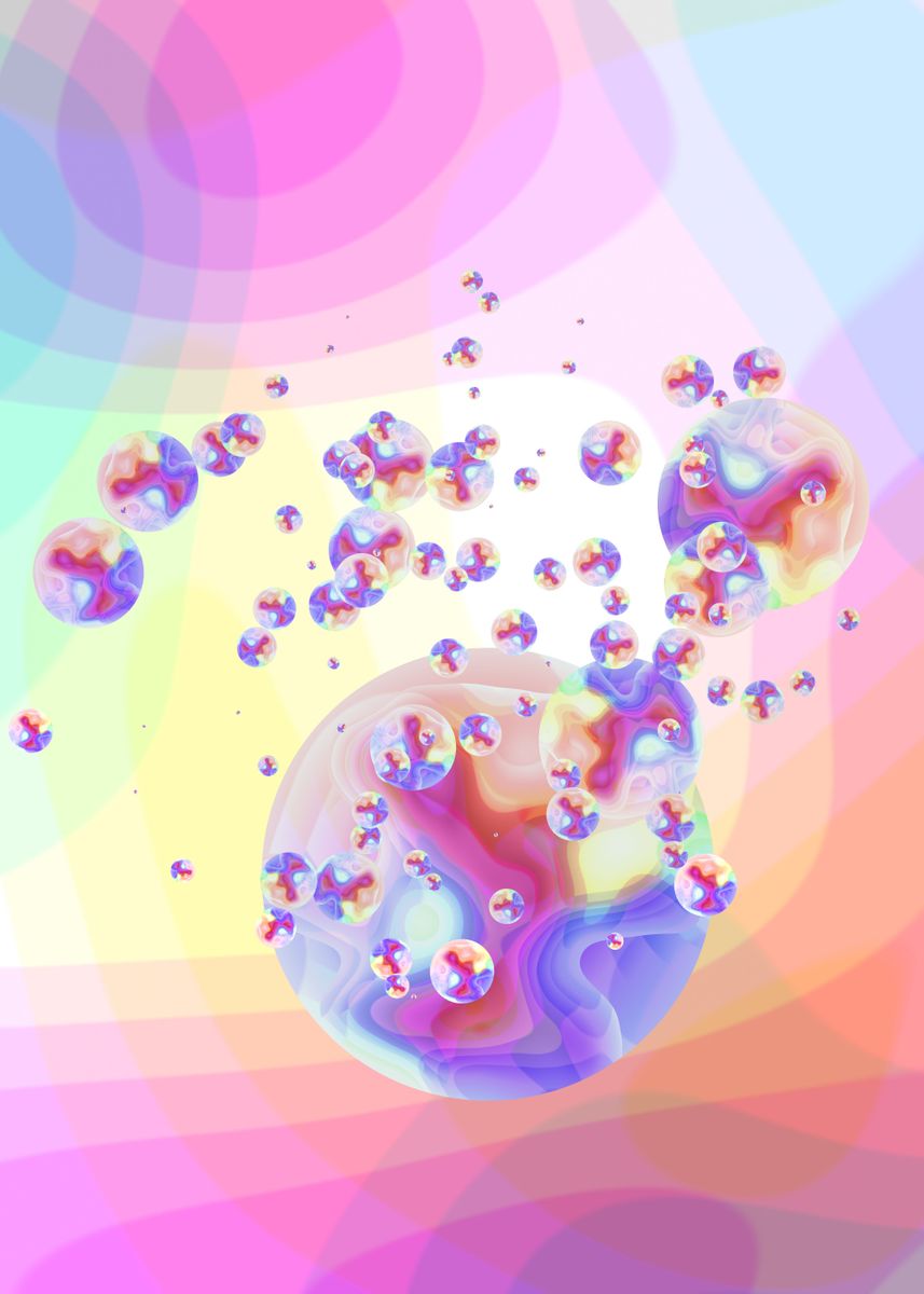 'Psychedelic Acid Trip' Poster by Kaleiope Studio | Displate