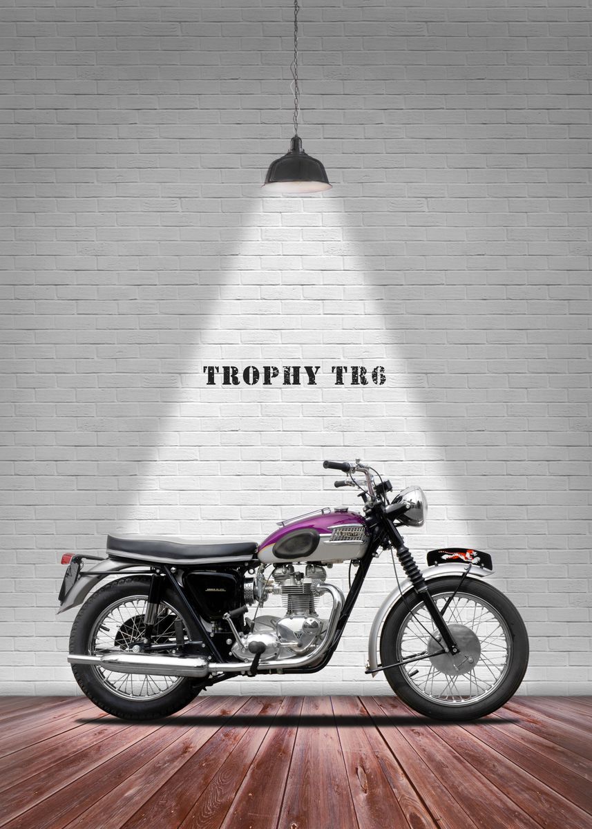 'The 1963 Trophy TR6' Poster by RogueDesign | Displate