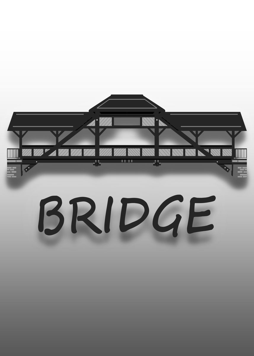 'BRIDGE' Poster, picture, metal print, paint by ruli ariyanto | Displate