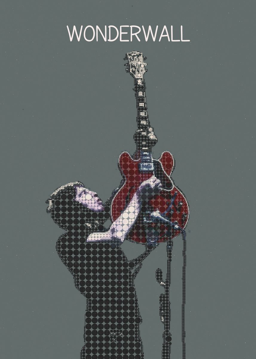 'Wonderwall' Poster, picture, metal print, paint by The Poster | Displate
