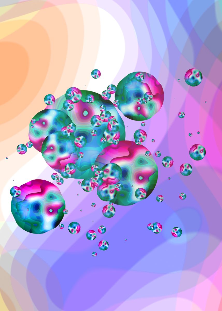 'Psychedelic Acid Trip' Poster, picture, metal print, paint by Kaleiope ...