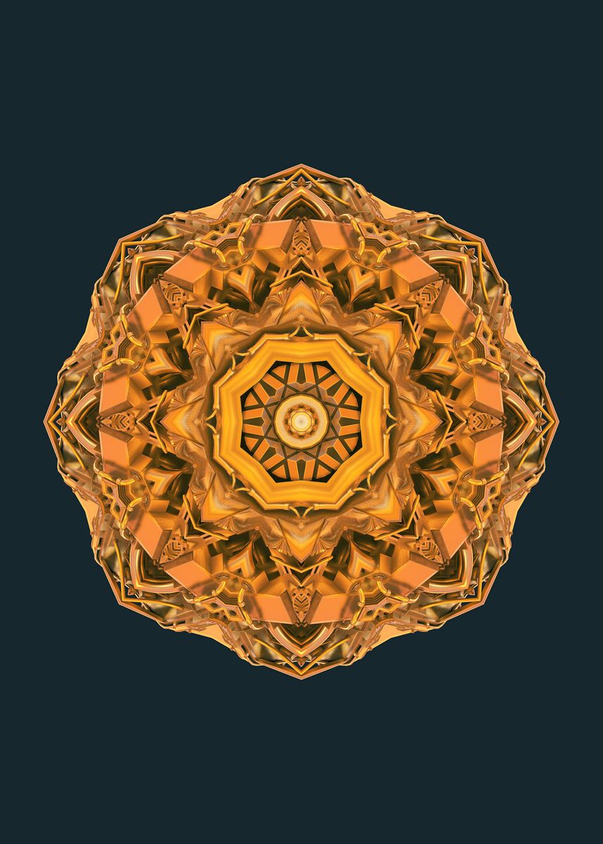 'GOLD 24K ' Poster, picture, metal print, paint by maxwell182 | Displate