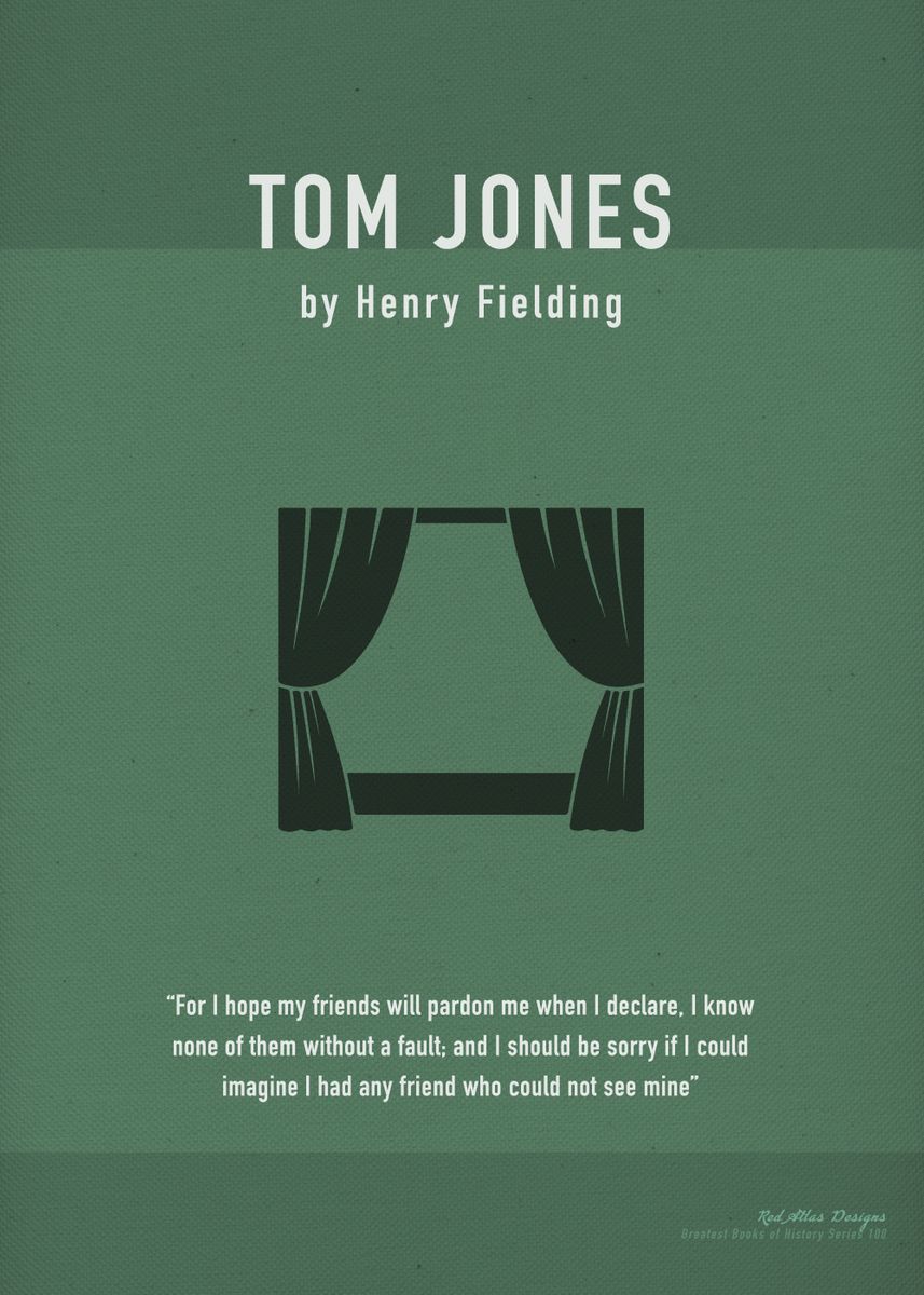 'Tom Jones Book Art' Poster by Design Turnpike | Displate