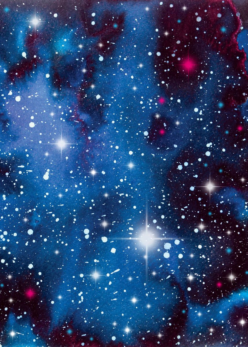 'Galaxy 12' Poster by Aloke Design | Displate