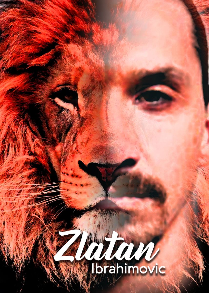'Zlatan The Lionz' Poster by Suryana Legol | Displate