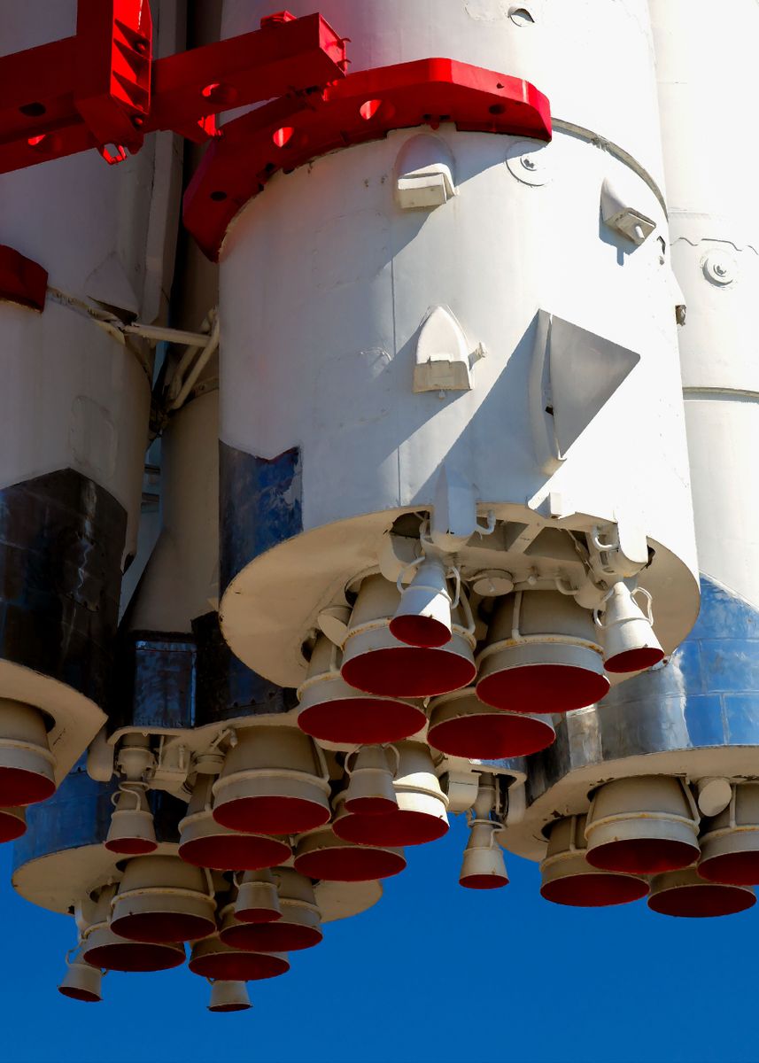 'Cluster Of Rocket Engines' Poster by Art Ofphotos | Displate
