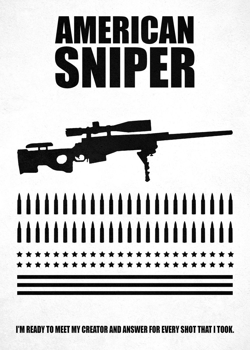 'American Sniper' Poster by Graphix | Displate