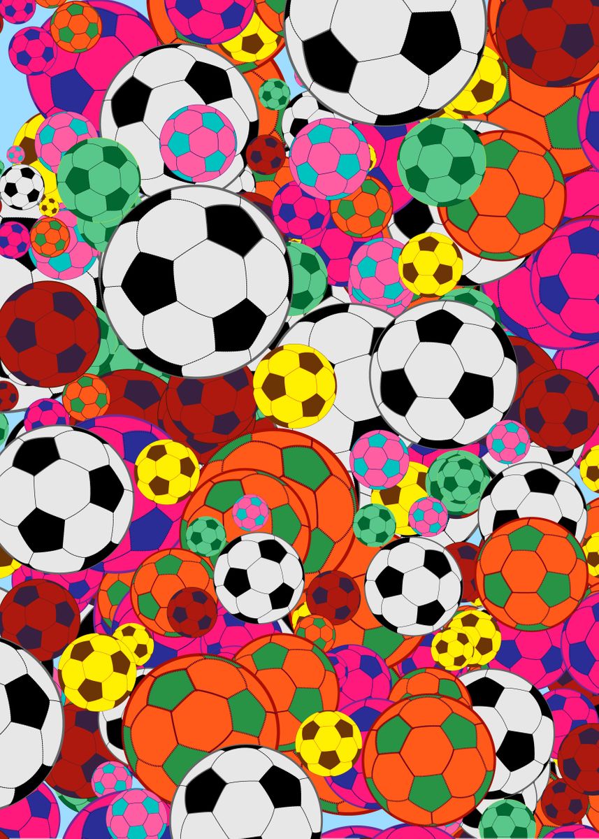 'loving the game soccer' Poster by Bojana Dejovic | Displate