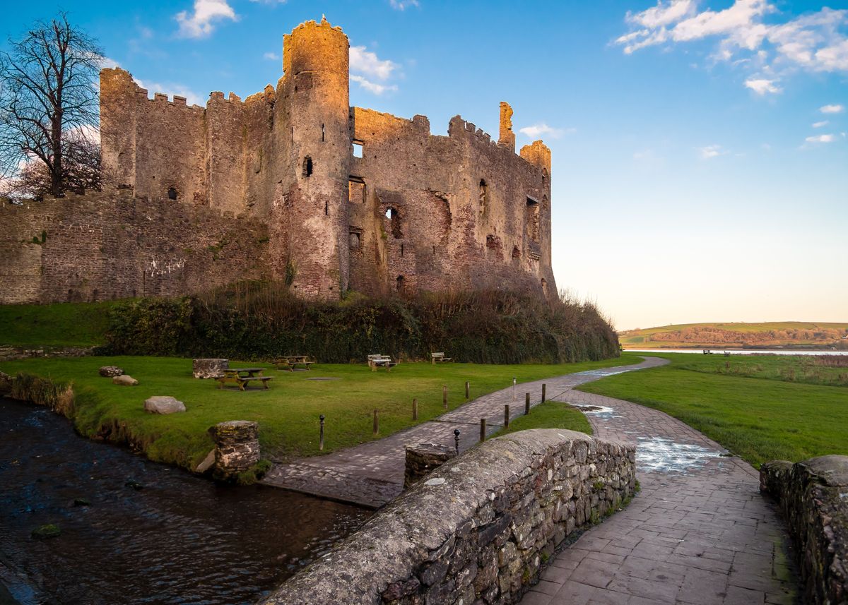 'Magical Laugharne Castle' Poster by Colin | Displate