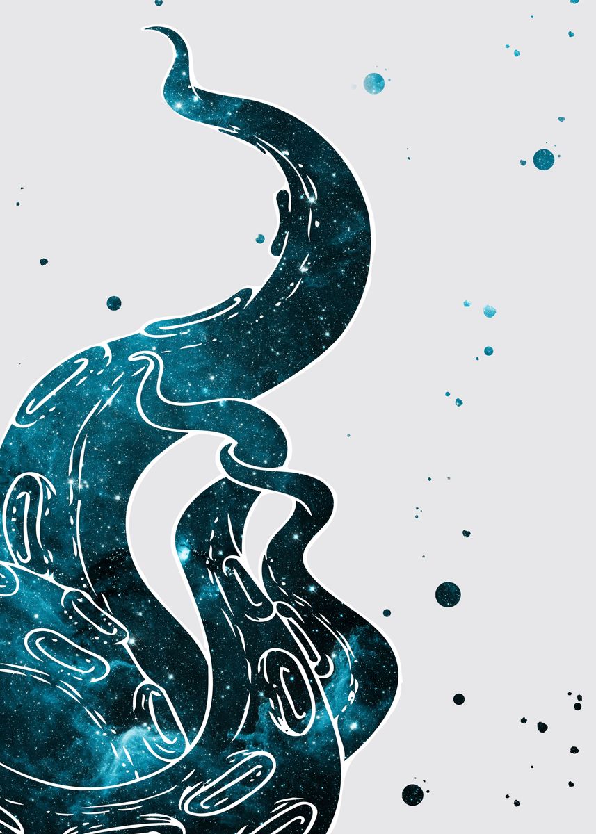 'Tentacles Nebula' Poster by Alexandra A | Displate